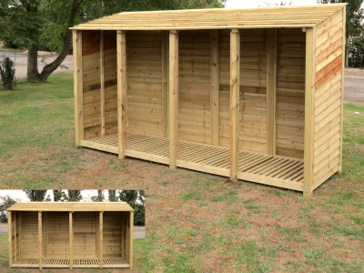 Handmade Stores for Firewood Logs | Charmed Wood